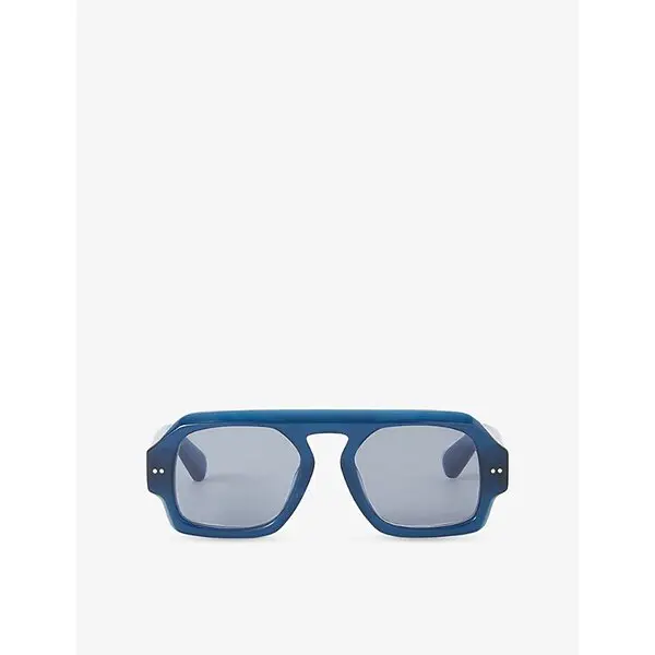 JOSEPH Talba Aviator Acetate Sunglasses - Indigo