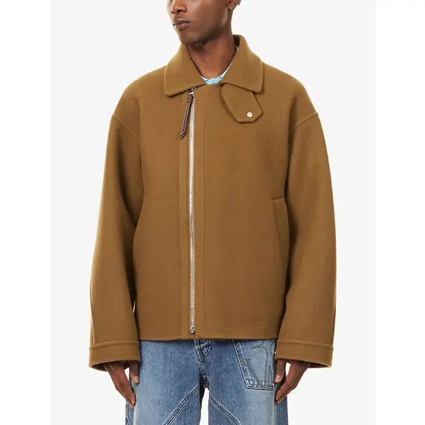 JW Anderson Fireman Double-faced Wool-cashmere Blend Jacket