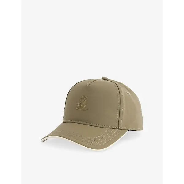 BELIER Crest Woven Baseball Cap - Olive