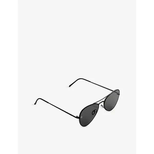 RETROSUPERFUTURE Aviator-frame Sunglasses - Black