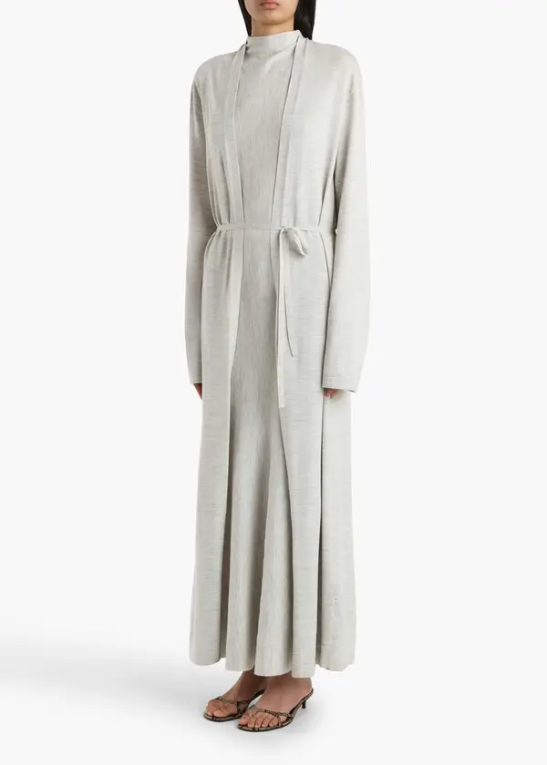 Khaite Alek Merino Wool Cardigan - Cloud