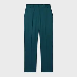 Paul Smith Slim-fit Wool-blend Trousers - Green
