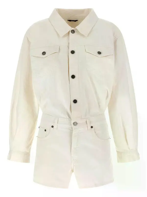 HAIKURE Button-up Playsuit - Neutrals