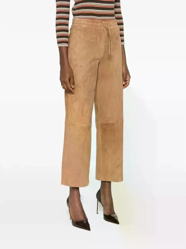 ARMA Blair Leather Trousers - Brown