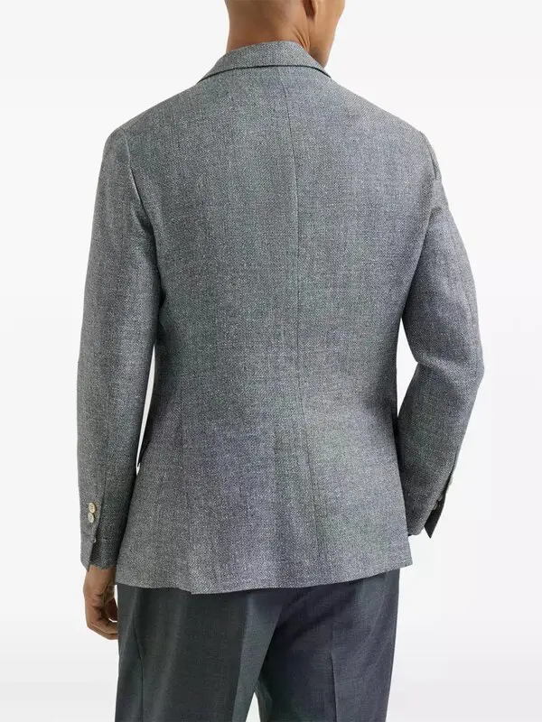 Brunello Cucinelli Single-breasted Blazer - Grey