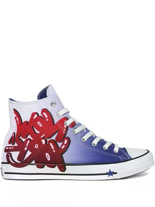 CONVERSE Chuck Taylor New York Graffiti Hi-top Sneakers - Blue