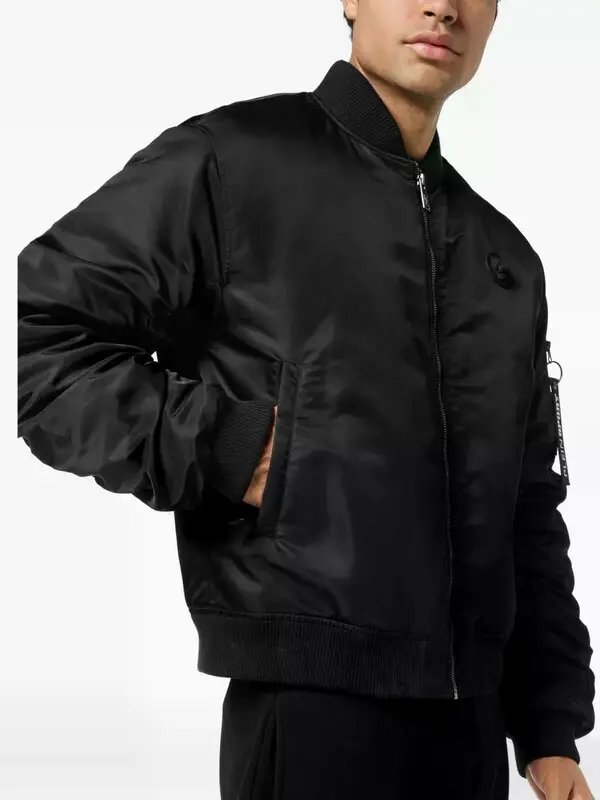 PLEIN SPORT Logo-plaque Bomber Jacket