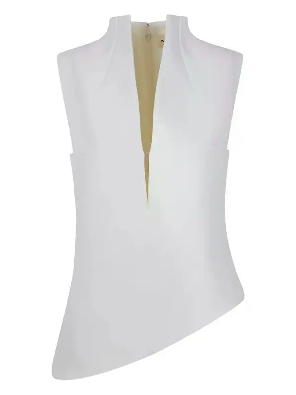Khaite Asymmetric Sleeveless Top