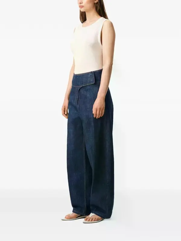 Ami High-waisted Belted Jeans