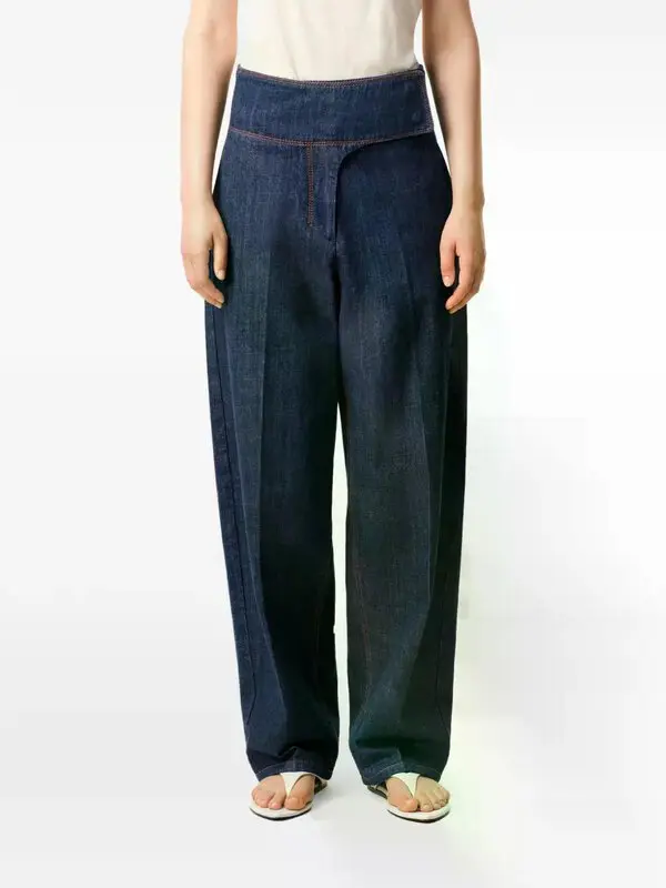 Ami High-waisted Belted Jeans