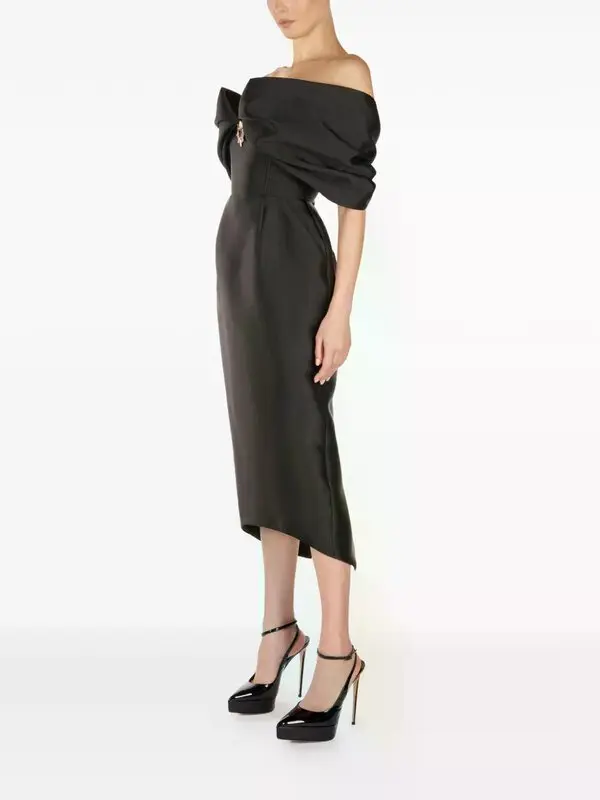 ARAFTU Off-shoulder Midi Dress