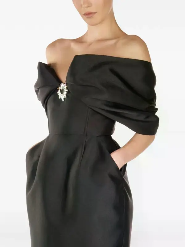 ARAFTU Off-shoulder Midi Dress