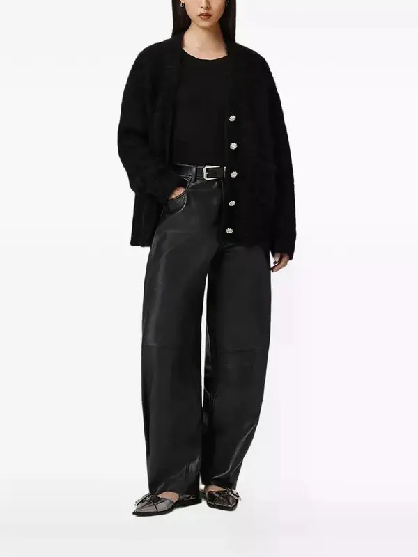ALLSAINTS Rubi Button Cardigan - Black