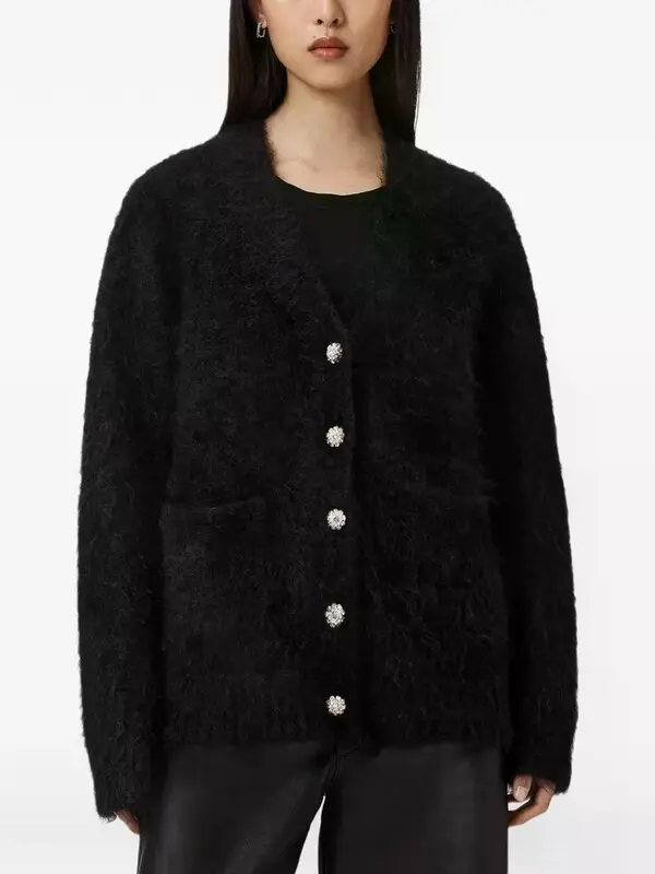 ALLSAINTS Rubi Button Cardigan - Black