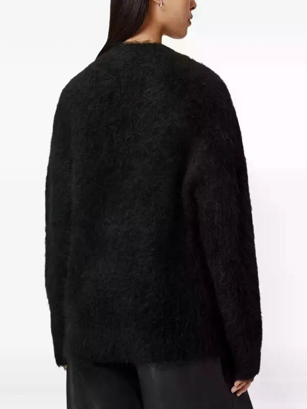 ALLSAINTS Rubi Button Cardigan - Black