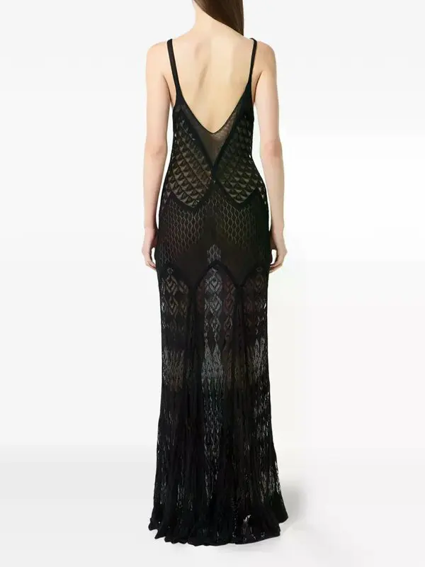 blumarine evening dress Blumarine White Jersey Maxi Dress main image 1