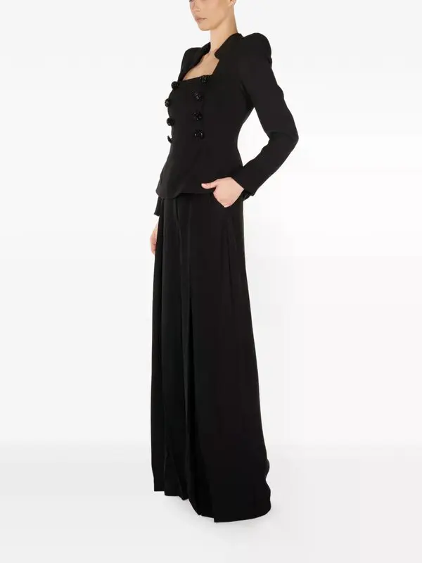 ARAFTU Button-embellished Straight Jumpsuit