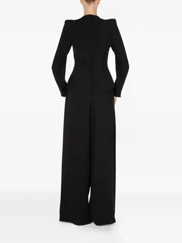ARAFTU Button-embellished Straight Jumpsuit