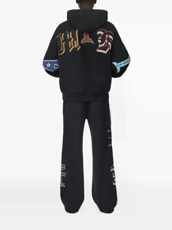 Amiri Logo-appliqué Full-zip Hoodie