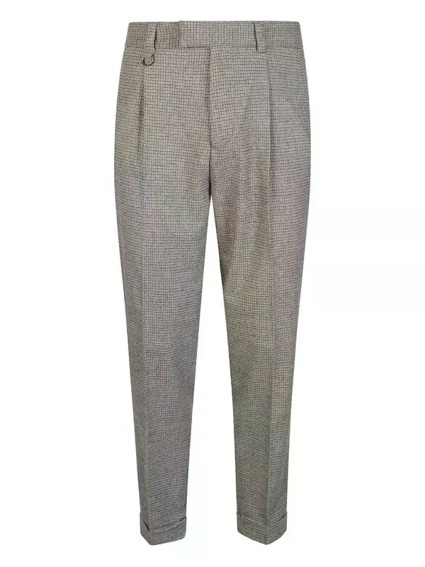 PAOLO PECORA Check Trousers