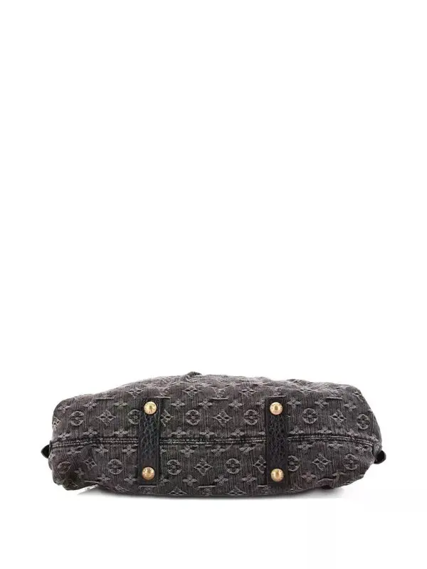 LOUIS VUITTON Neo Cabby Handbag Denim Gm Satchel