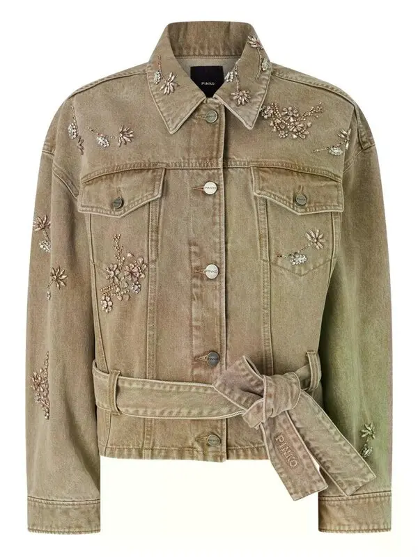 Pinko Embellished Denim Jacket