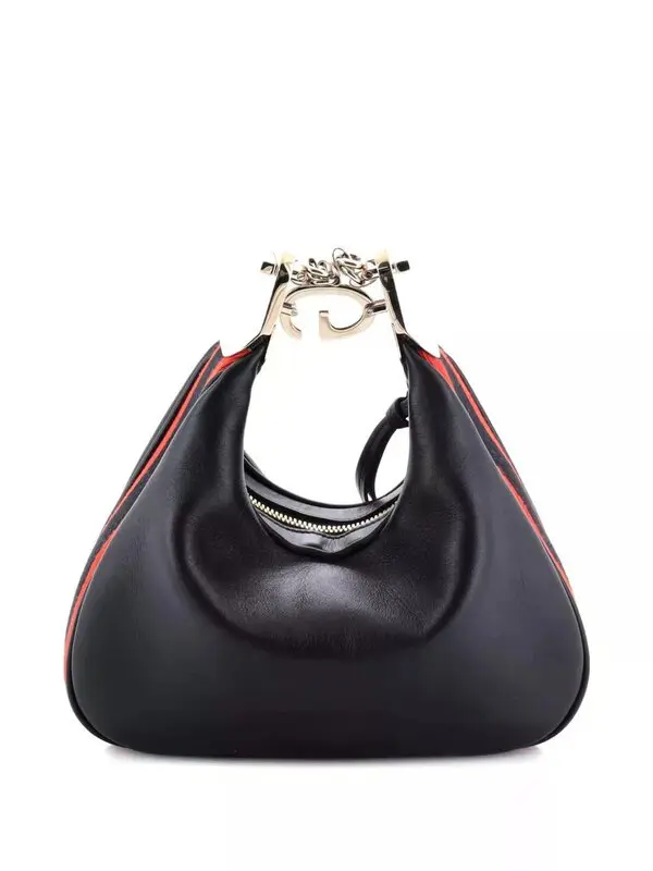 Gucci Attache Leather Small Crossbody Bag - Black