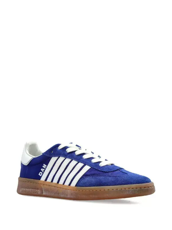 Dsquared2 Striped Leather Sneakers