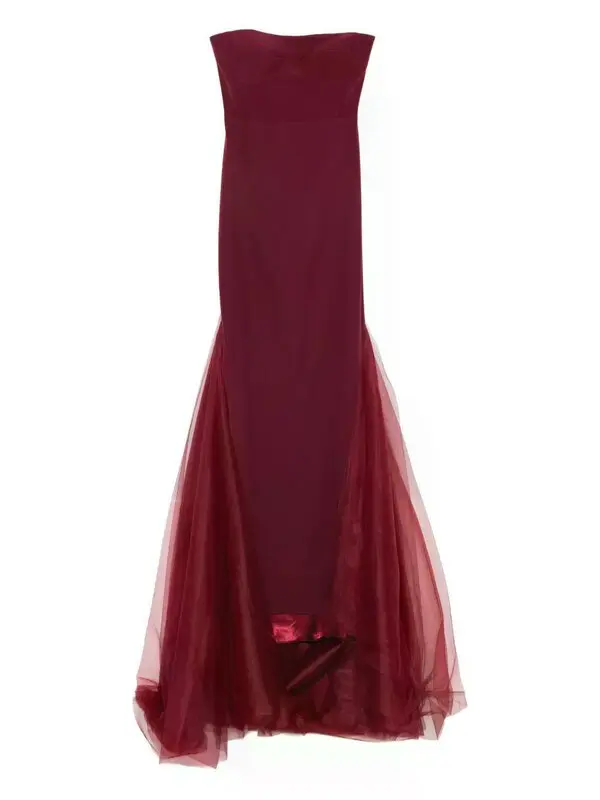 V:PM ATELIER Ariana Strapless Maxi Dress