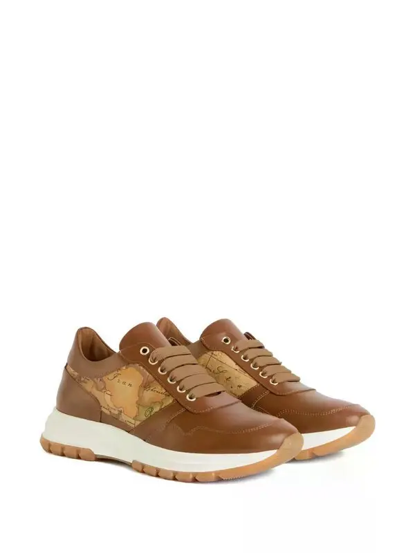 ALVIERO MARTINI 1° CLASSE Map-print Sneakers