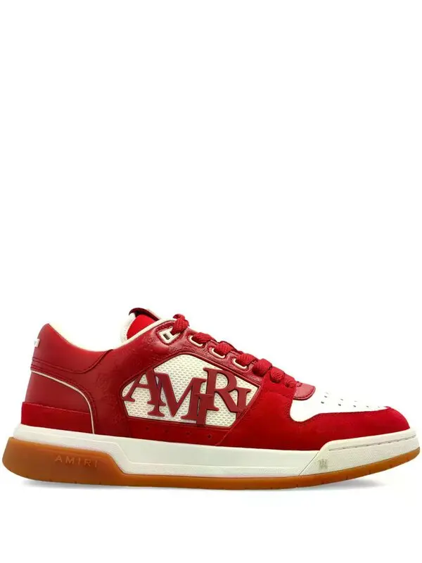 Amiri Lace-up Logo Sneakers - Red