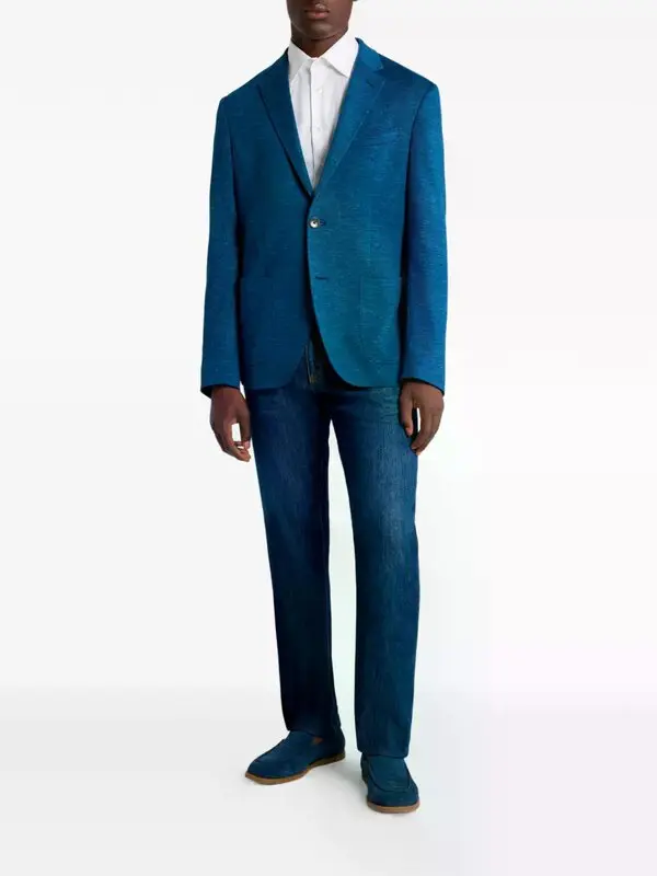 Etro Single-breasted Blazer - Blue