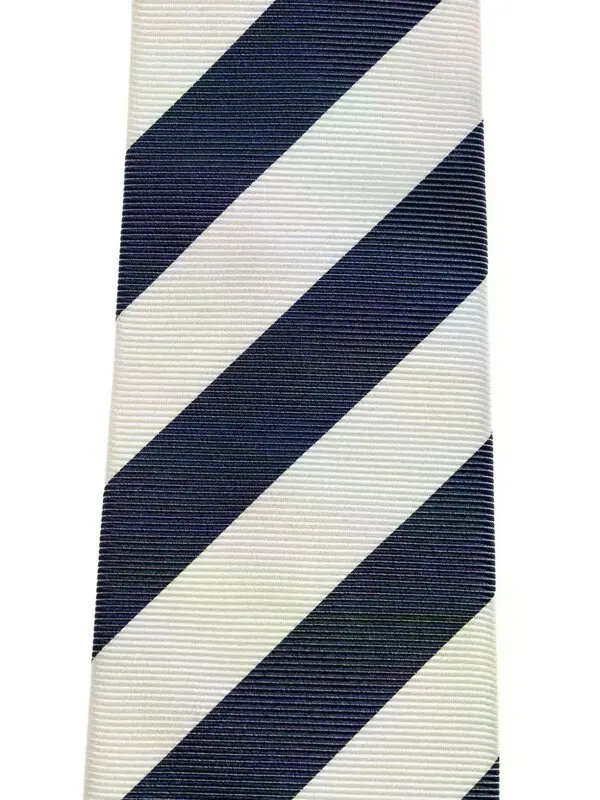 Dsquared2 Striped Pointed Tip Tie - Blue