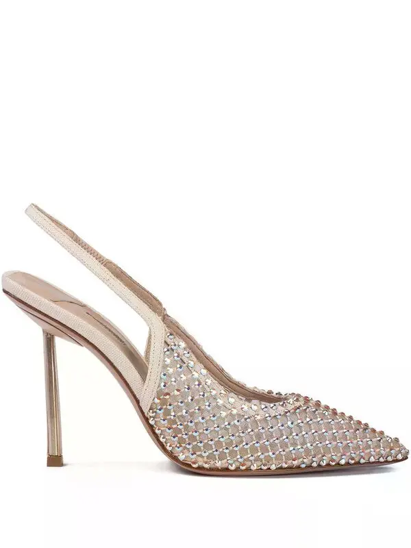 LE SILLA Gilda Embellished Slingback Pumps