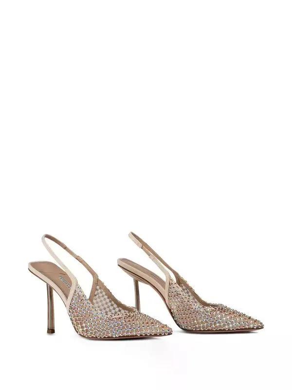 LE SILLA Gilda Embellished Slingback Pumps