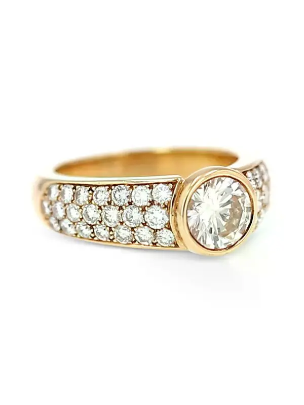 CARTIER 18k Yellow And Diamond Ring