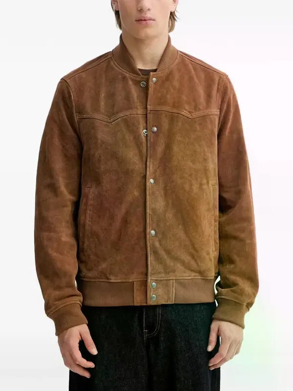 ALLSAINTS Buttoned Leather Jacket