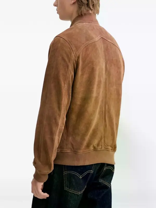 ALLSAINTS Buttoned Leather Jacket