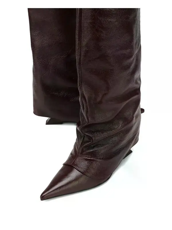 NAKED WOLFE Pointed-toe Knee-high Boots