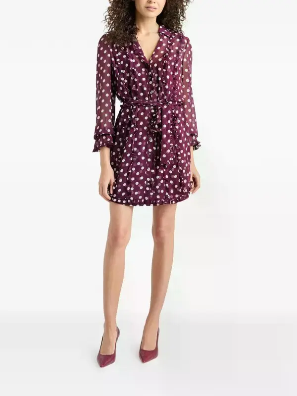 Cinq À Sept Polka Dot Mini Dress