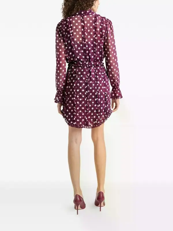 Cinq À Sept Polka Dot Mini Dress
