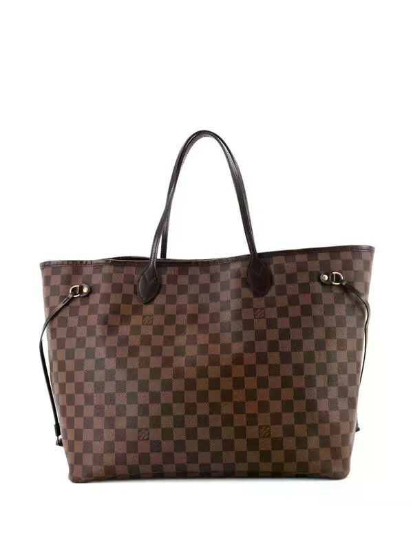 LOUIS VUITTON Neverfull Gm Tote Bag Damier - Brown