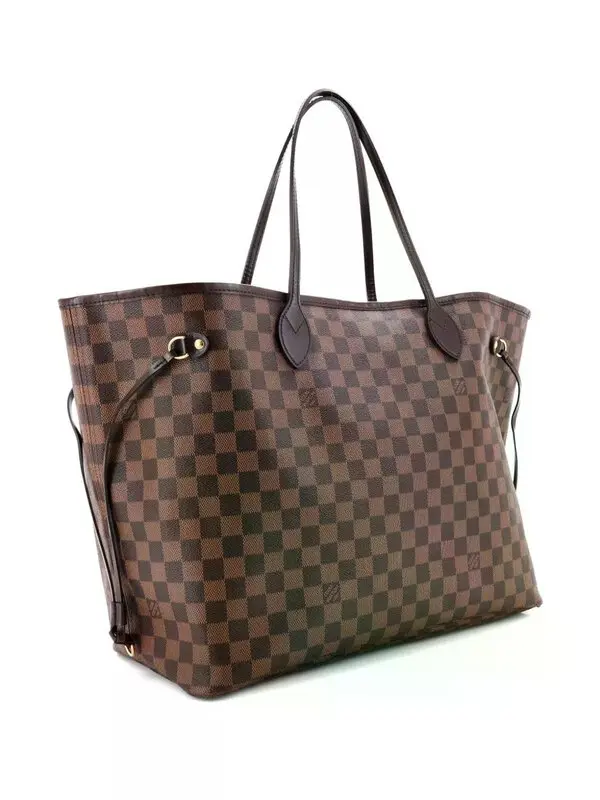 LOUIS VUITTON Neverfull Gm Tote Bag Damier - Brown