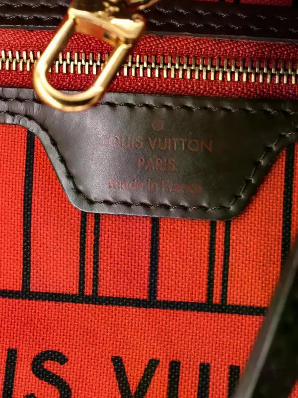 LOUIS VUITTON Neverfull Gm Tote Bag Damier - Brown