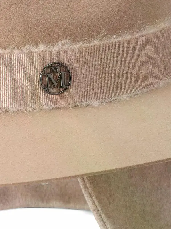MAISON MICHEL Henrietta Ribbon-trim Fedora - Neutrals