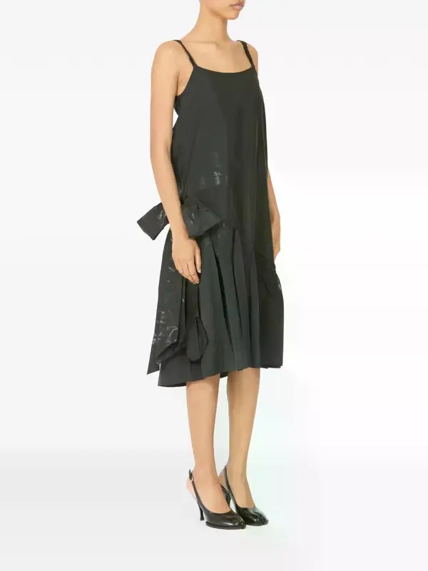 MAISON MARGIELA Bow Detail Strap Midi Dress