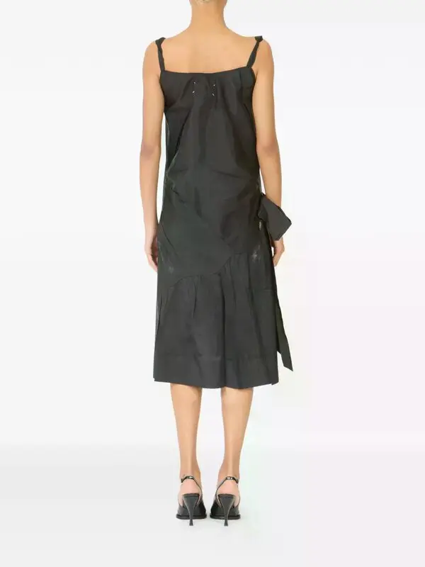 MAISON MARGIELA Bow Detail Strap Midi Dress