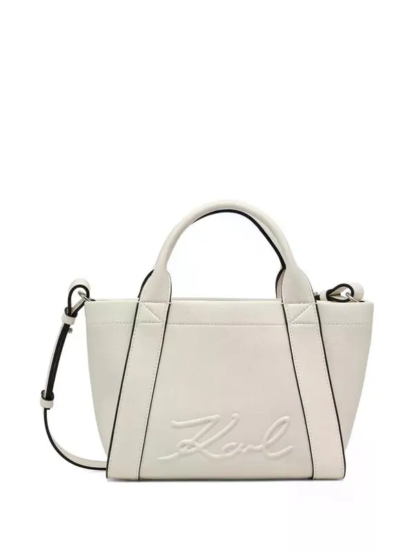 Karl Lagerfeld Embossed Logo Tote