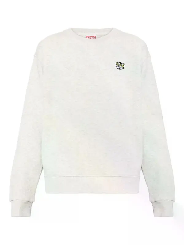 Kenzo Appliqué-detail Sweatshirt - Grey