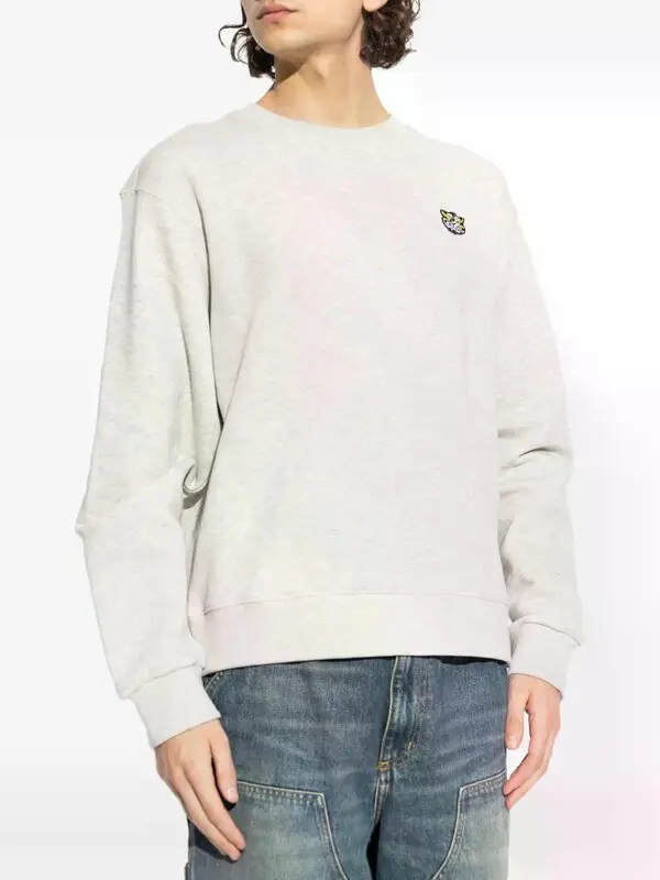 Kenzo Appliqué-detail Sweatshirt - Grey